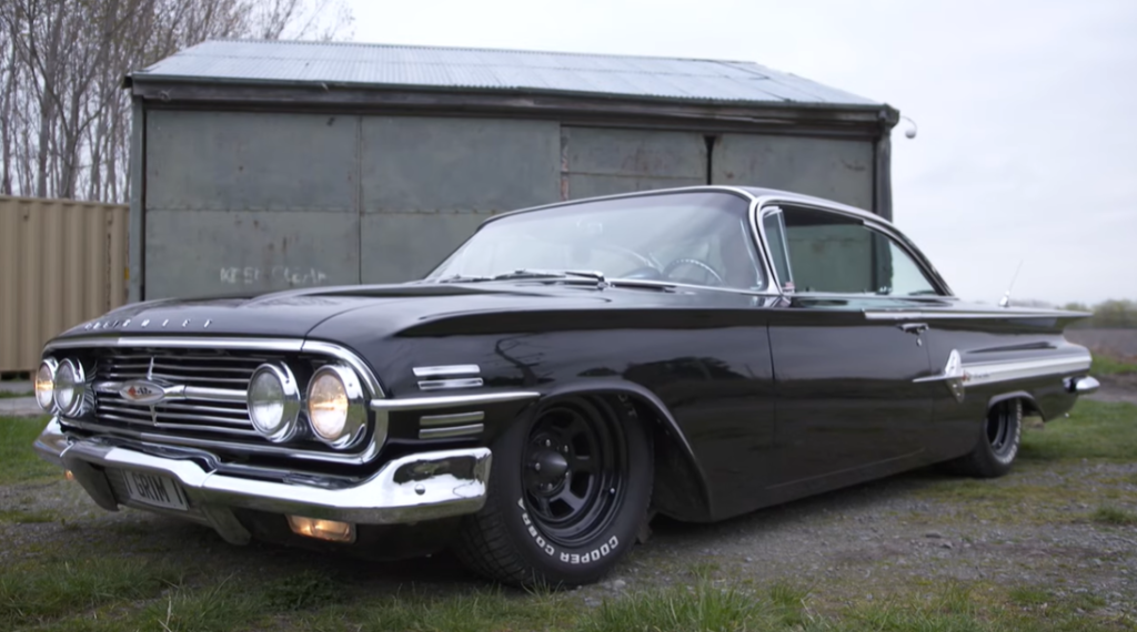 Striking Gold: Transformation of a Rare Factory 348 V8 Black 1960 Chevy ...