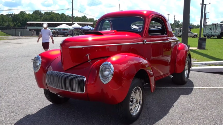 Candy Apple 1941 Willy's Coupe Race Car "Cat Skinner" With Late Model ...
