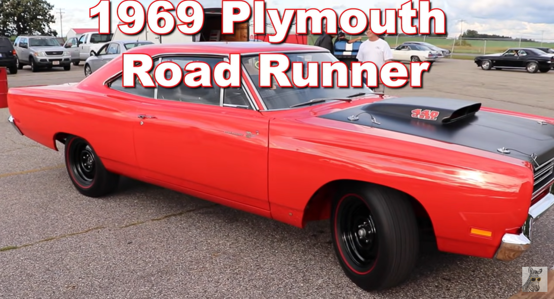 Pure Power: '69 Plymouth Road Runner A12 drag racing '68 Chevy Camaro ...