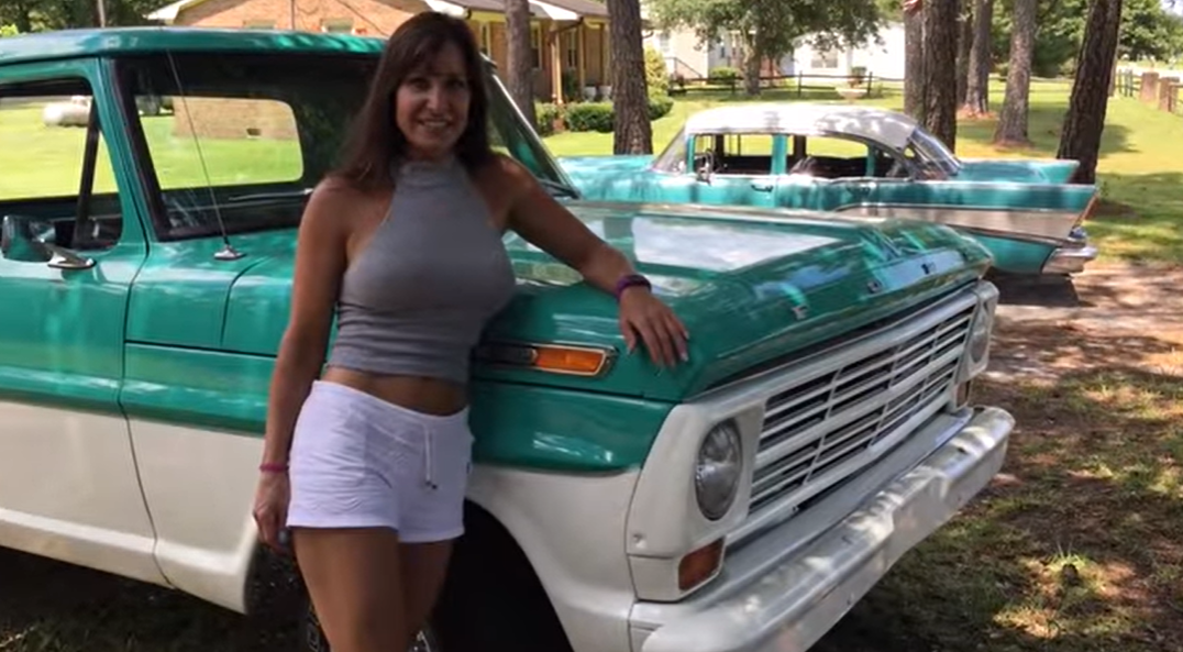 Beautiful Farm Girl Turning 57 And a Ride In a Classic '57 Chevy - Daily Info